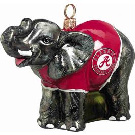 alabama elephant christmas ornament