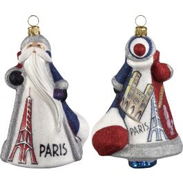 International France Santa Christmas Ornament