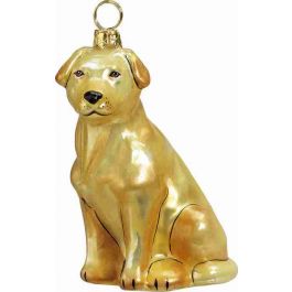Yellow Lab Christmas Ornament