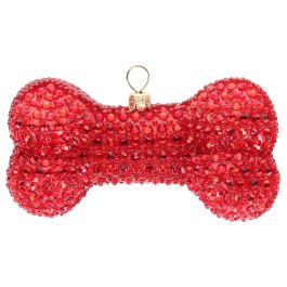Red Crystal Dog Bone